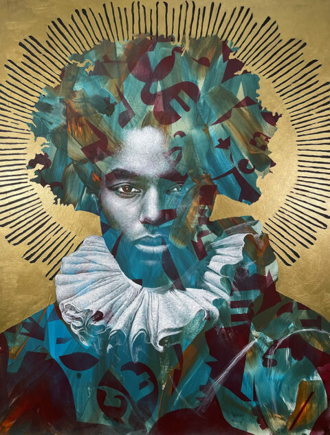 The Last King | Painting - Sebastien Bouchard